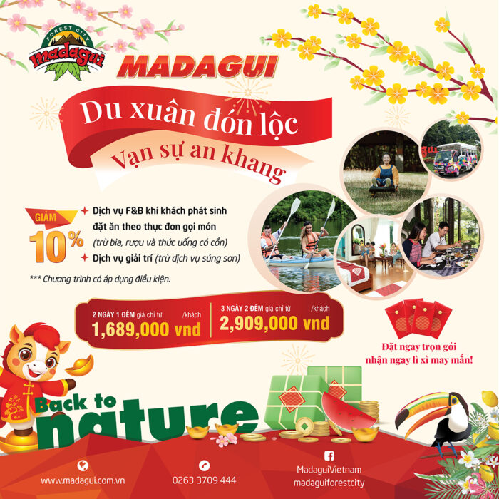 MADAGUI - DU XUÂN ĐÓN LỘC - VẠN SỰ AN KHANG!!! - Madagui Forest City